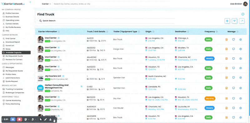 Find the Best Carriers with AI-Powered Features | Carrier Network